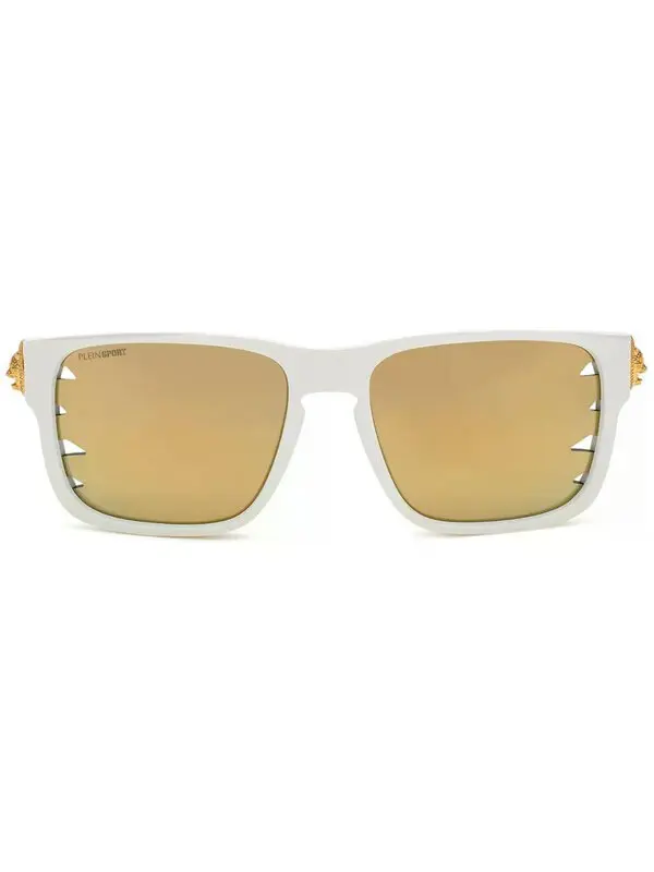 PLEIN SPORT Gaze Square-frame Sunglasses - White