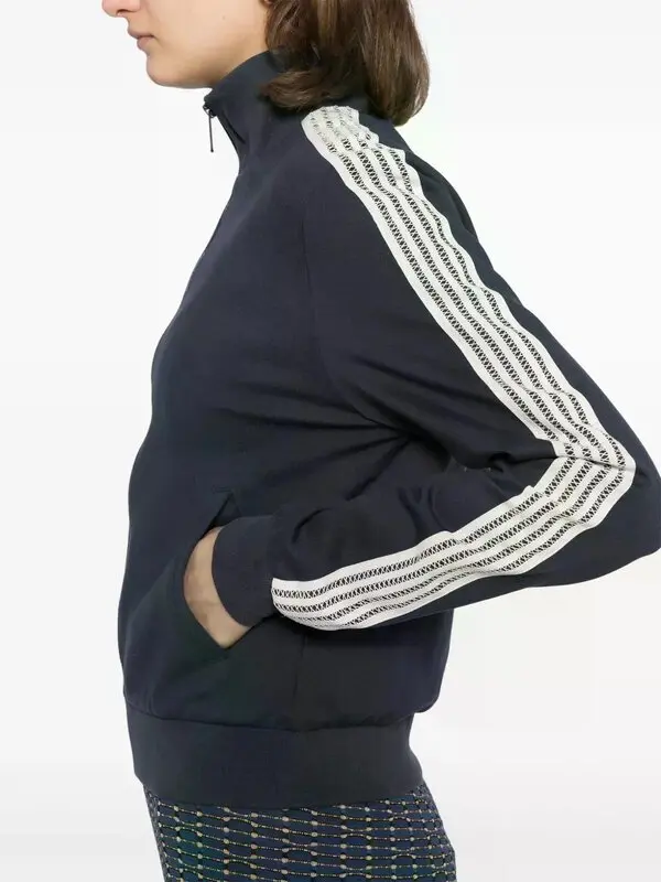 The Upside - The Upside Stripe-Detailing Track Jacket