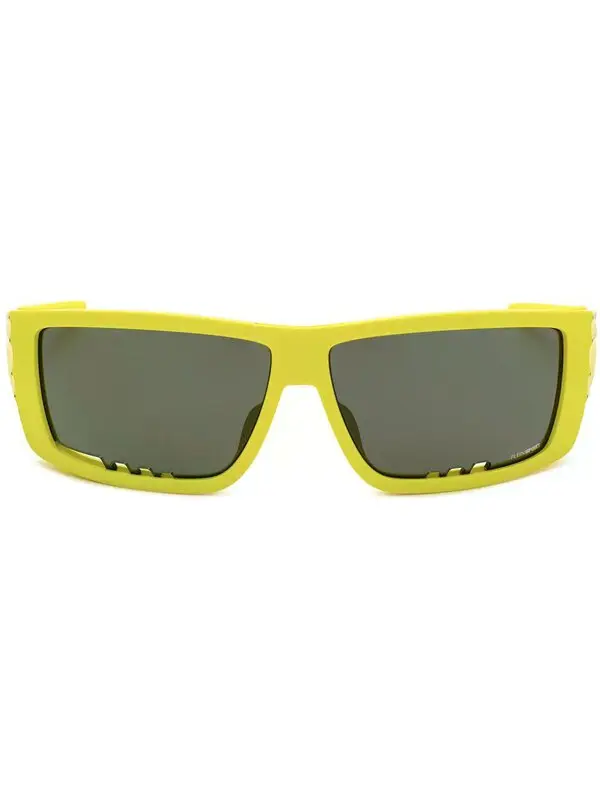 PLEIN SPORT Fierless Rectangle Sunglasses - Yellow