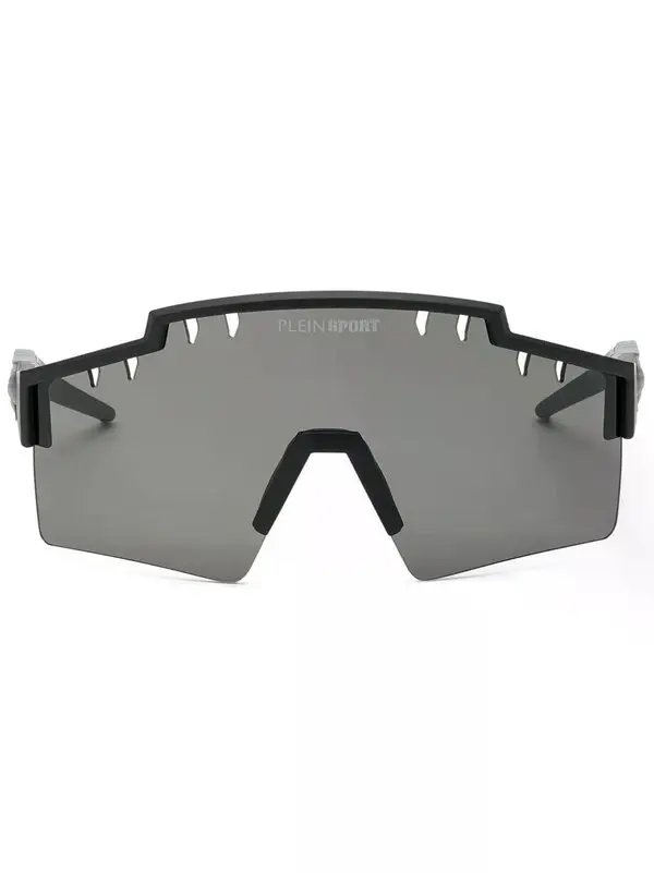 PLEIN SPORT Tiger-frame Sunglasses - Black