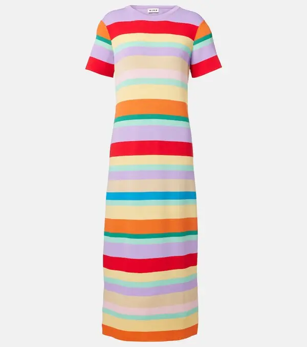 Rixo Striped Maxi Dress - Multicoloured