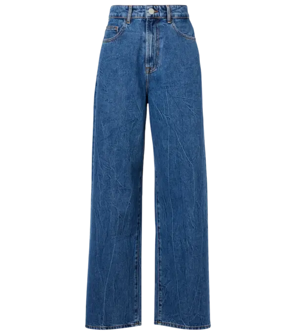 RÓHE High-rise Wide-leg Jeans - Blue