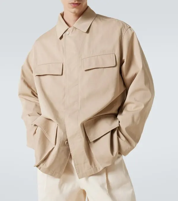 LEMAIRE Cotton Twill Overshirt