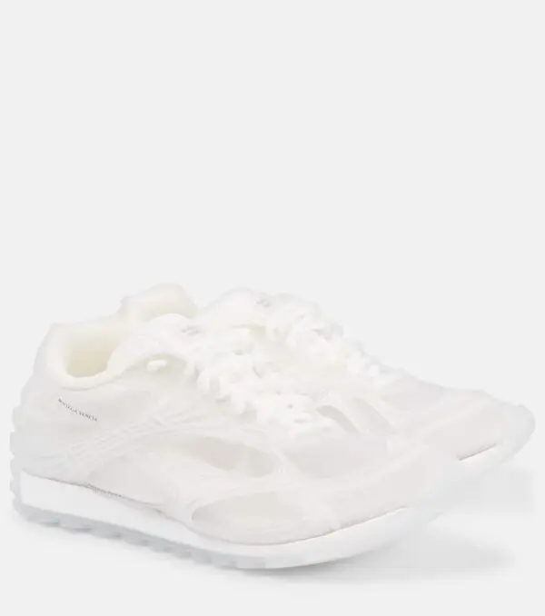 Bottega Veneta Orbit Lace-up Sneakers - White