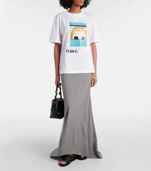 Plan C Cotton Maxi Skirt