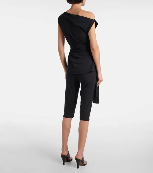 RÓHE Ruched Top - Black