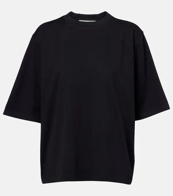 RÓHE Cotton Jersey T-shirt - Black