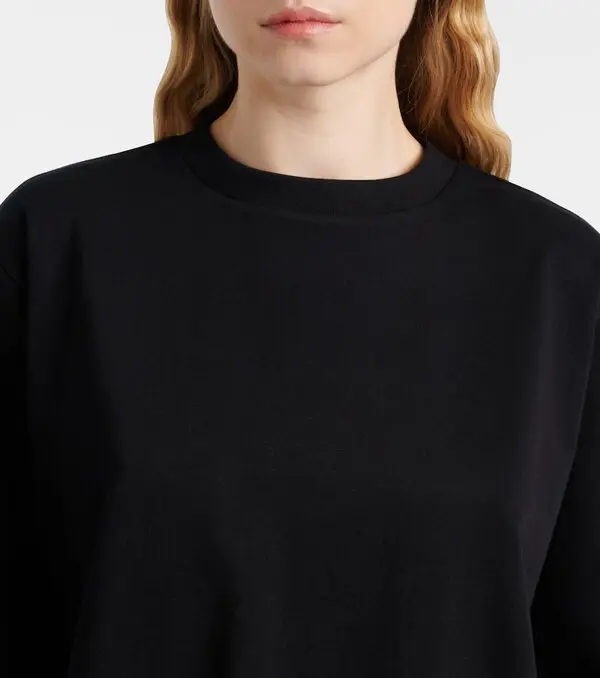 RÓHE Cotton Jersey T-shirt - Black
