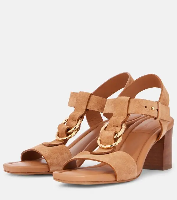 Ulla Johnson Milla Embellished Suede Sandals