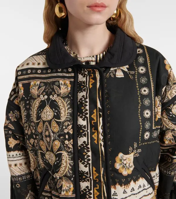 MARANT ETOILE Granger Printed Cotton Bomber Jacket