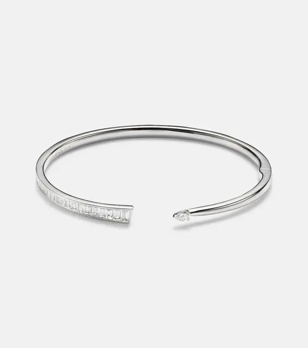 BUCHERER FINE JEWELLERY Inner Fire White Gold Diamond Bangle - Silver