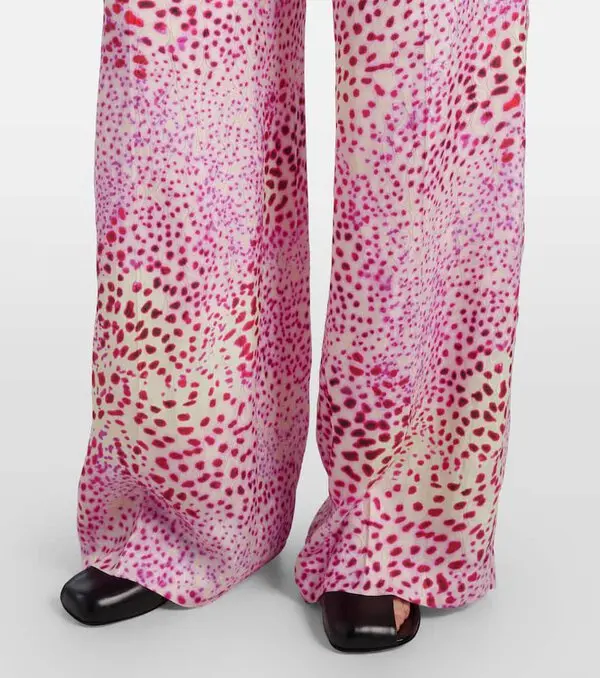 Dries Van Noten Jacquard Wide-leg Pants