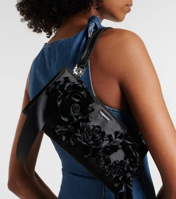 Coperni Logo Satin Clutch