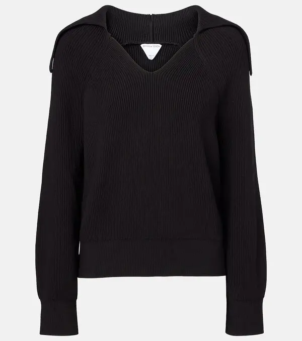 Bottega Veneta Cotton Sweater - Black