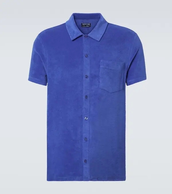 Vilebrequin Cotton-blend Terry Bowling Shirt - Blue