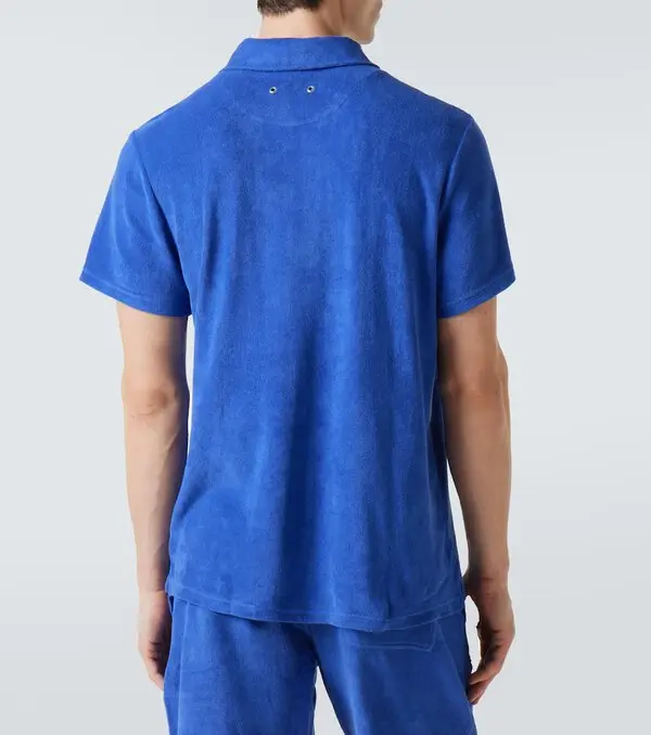 Vilebrequin Cotton-blend Terry Bowling Shirt - Blue