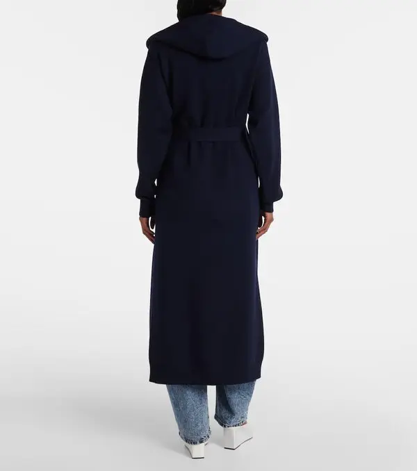Alaïa Virgin Wool Hooded Cardigan