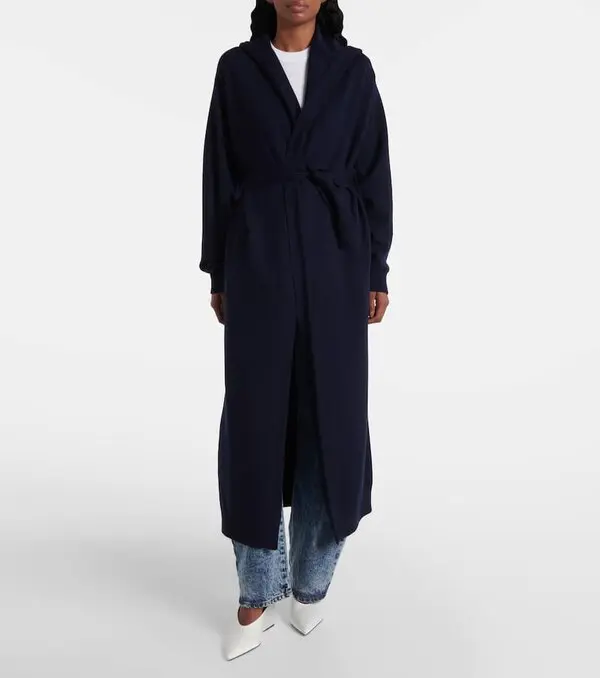 Alaïa Virgin Wool Hooded Cardigan