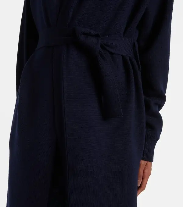 Alaïa Virgin Wool Hooded Cardigan