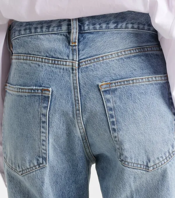 FRAME The Lax High-rise Flared Jeans - Black