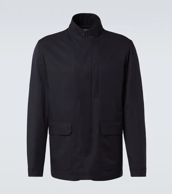 Zegna Motorin 125cc Technical Field Jacket - Blue