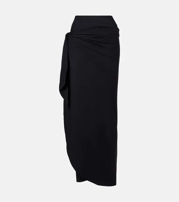 Hunza G Long Upf 50+ Beach Cover-up - Black