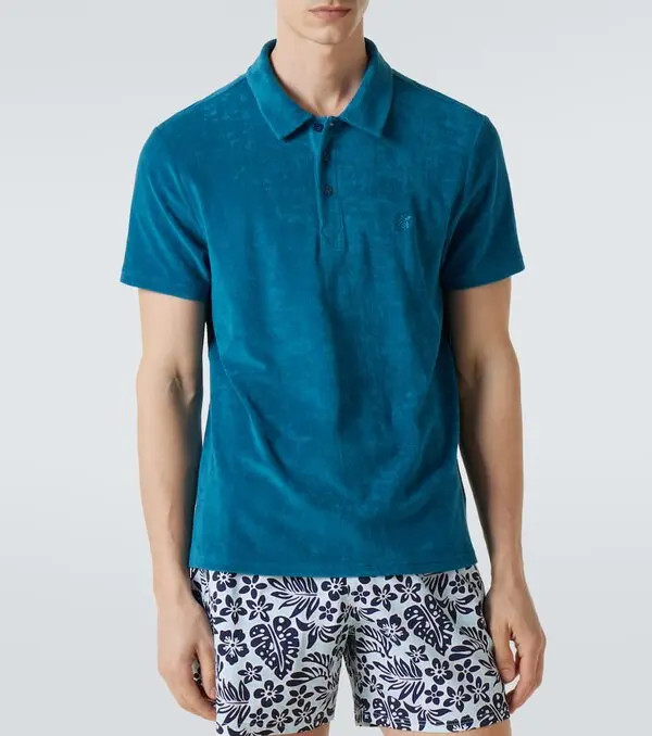 Vilebrequin Cotton-blend Terry Polo Shirt