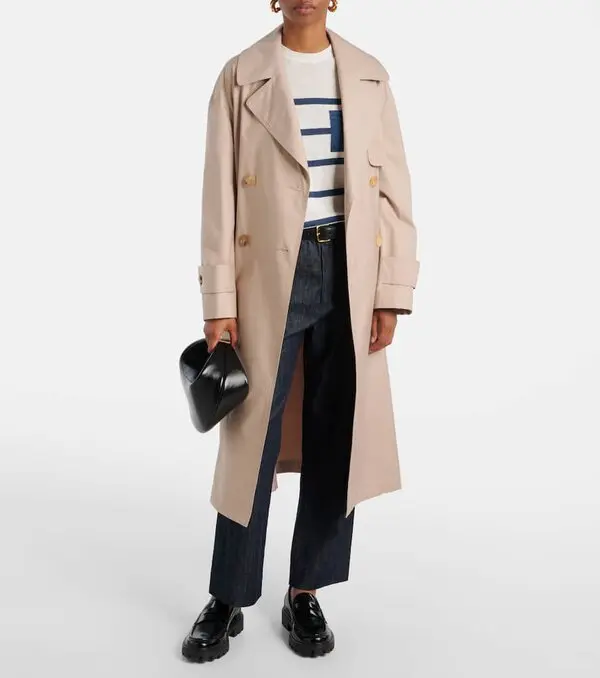 Max Mara Ombre Color Block Linen Sweater