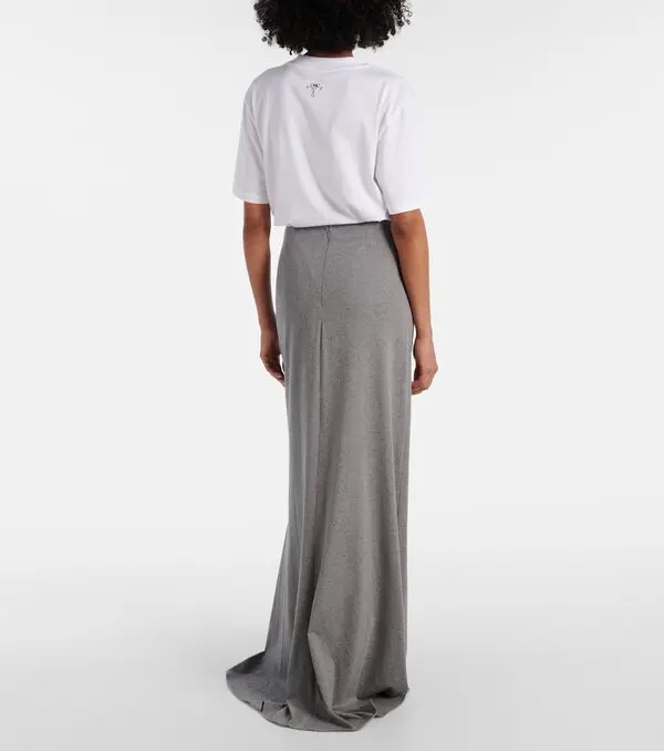 Plan C Cotton Maxi Skirt