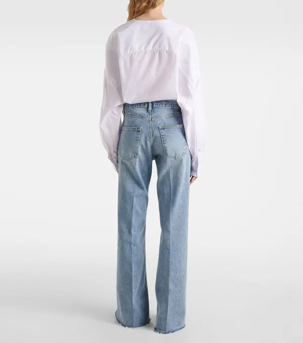 FRAME The Lax High-rise Flared Jeans