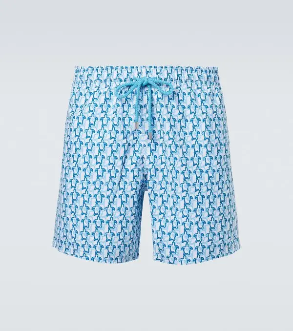 Vilebrequin Printed Swim Trunks - Blue