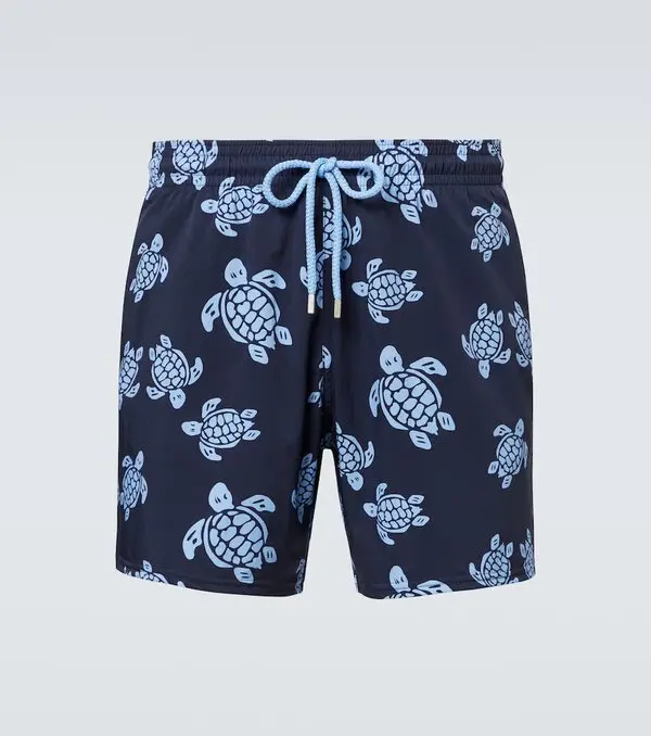 Vilebrequin Printed Swim Trunks - Blue