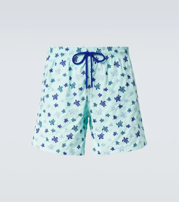 Vilebrequin Printed Swim Trunks - Green