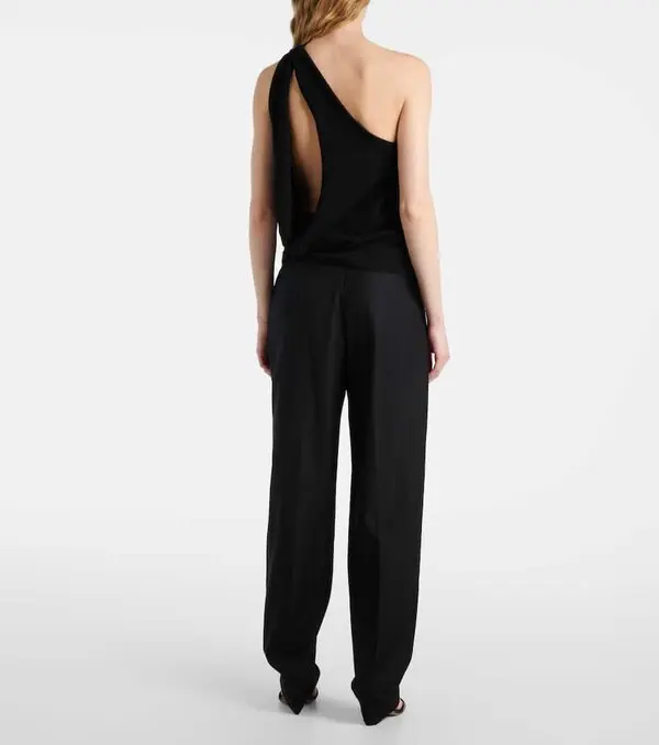 RÓHE One-shoulder Wool-cashmere Top