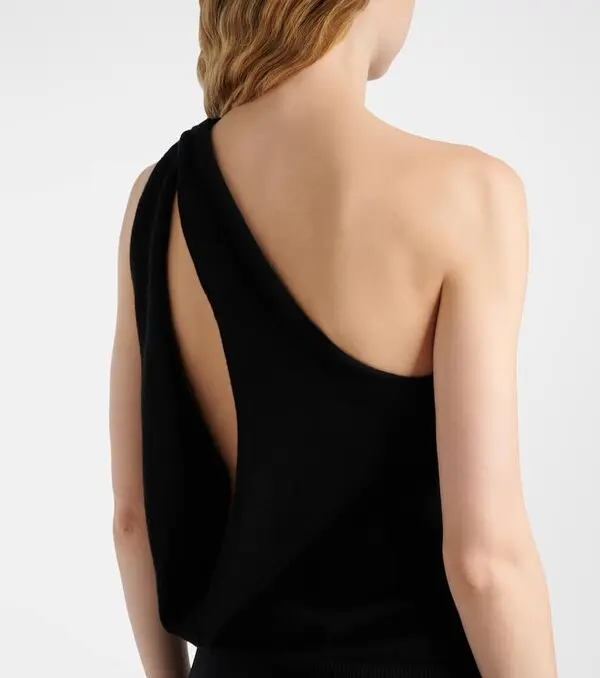 RÓHE One-shoulder Wool-cashmere Top