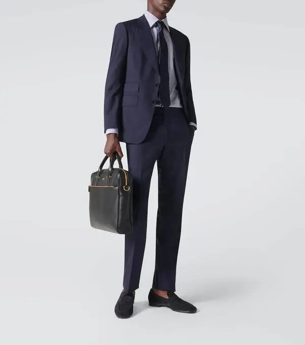 TOM FORD Bengal Stripe Cotton-blend Shirt - Blue