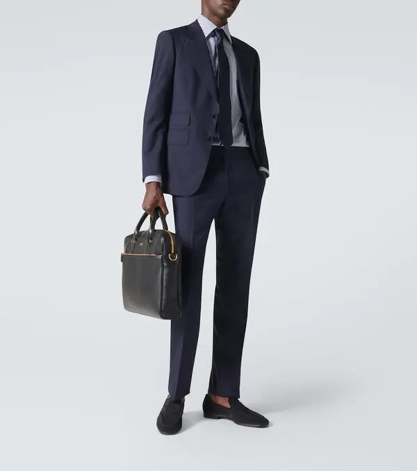 TOM FORD Bengal Stripe Cotton-blend Shirt - Blue