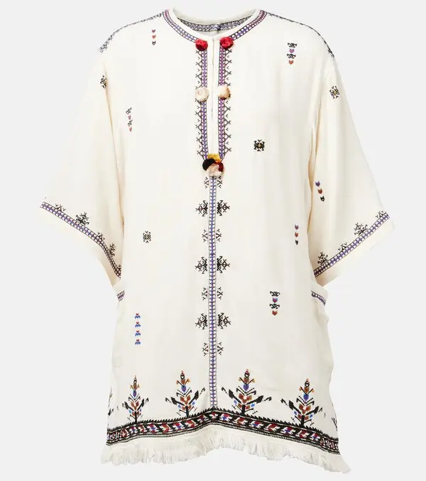 MARANT ETOILE Kressy Embroidered Minidress