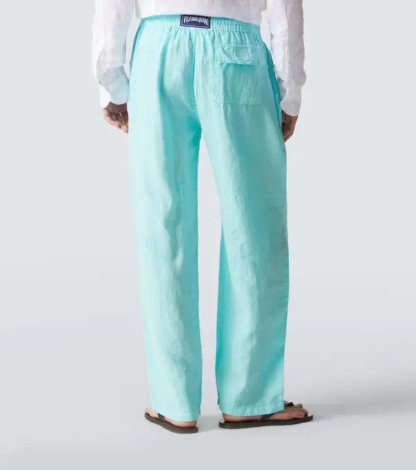 Vilebrequin Linen Wide Leg Trousers