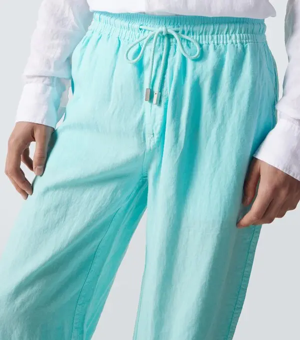 Vilebrequin Linen Wide Leg Trousers