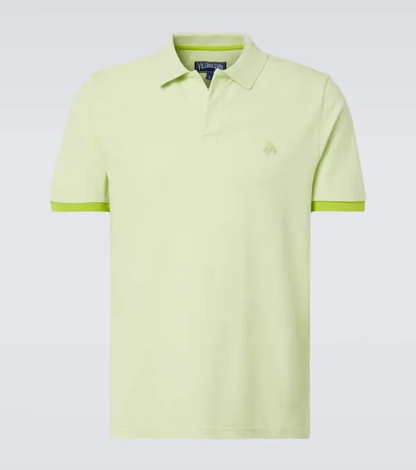 Vilebrequin Cotton Piqué Polo Shirt - Green