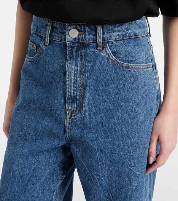 RÓHE High-rise Wide-leg Jeans