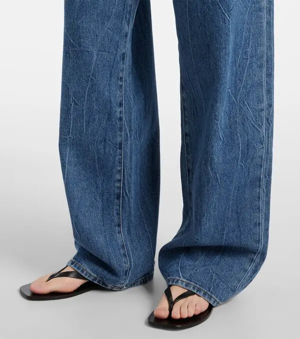RÓHE High-rise Wide-leg Jeans