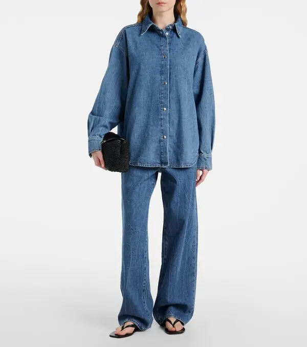 RÓHE High-rise Wide-leg Jeans