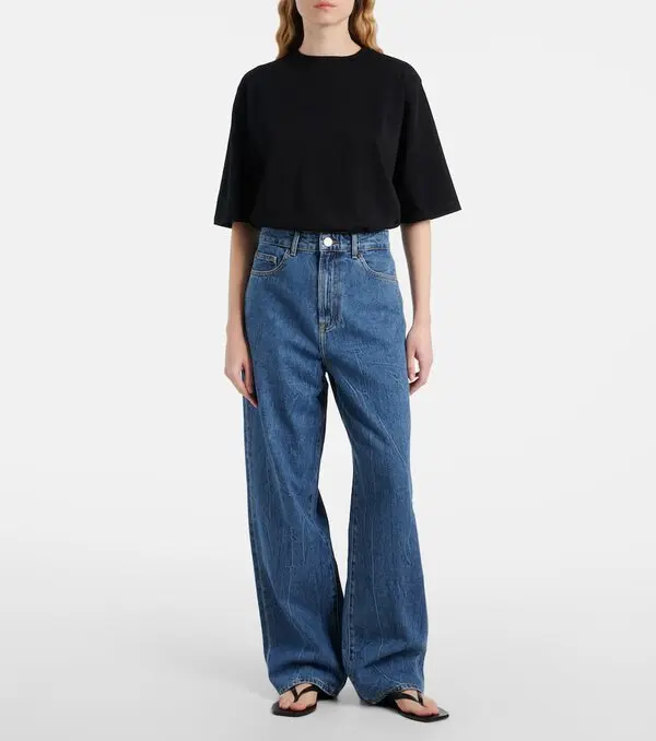 RÓHE High-rise Wide-leg Jeans
