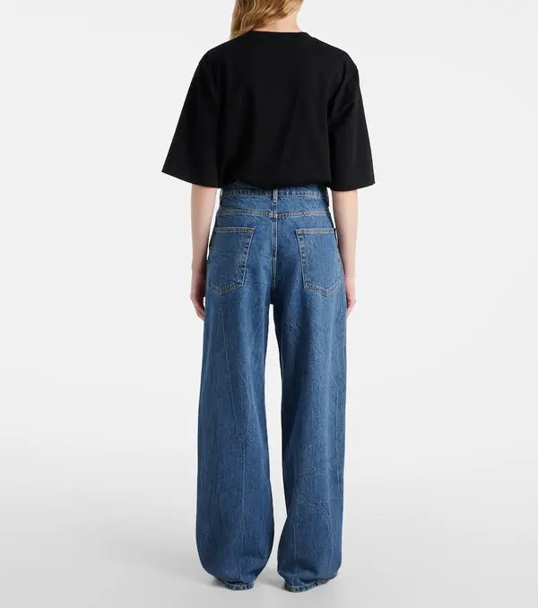 RÓHE High-rise Wide-leg Jeans