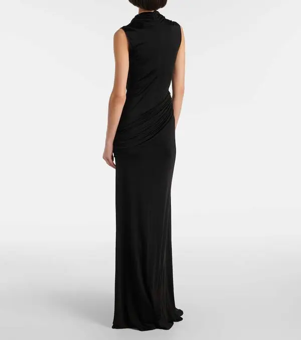David Koma Draped Gown