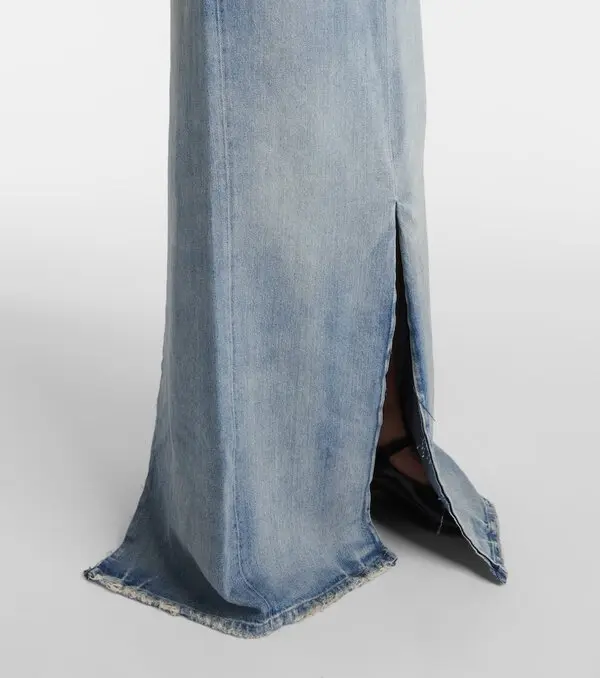 MAISON MARGIELA Four Stitches Denim Maxi Skirt