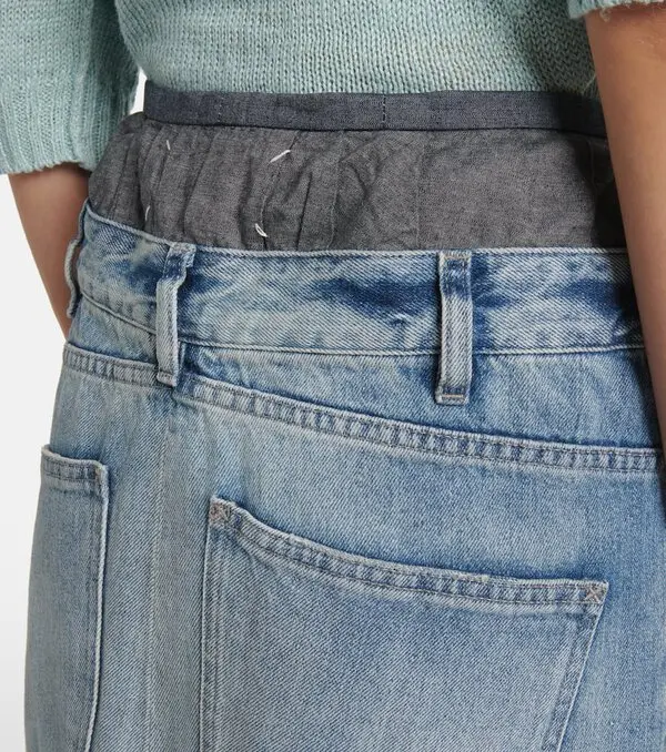 MAISON MARGIELA Four Stitches Denim Maxi Skirt