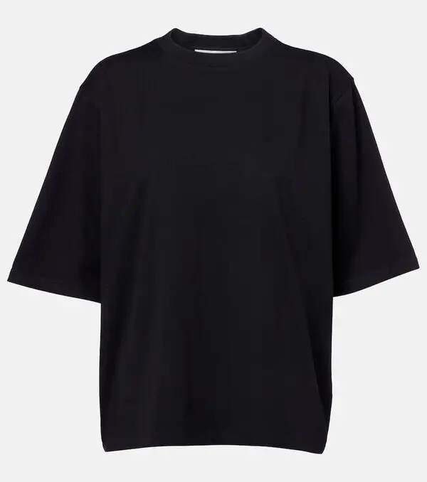 RÓHE Cotton Jersey T-shirt - Black